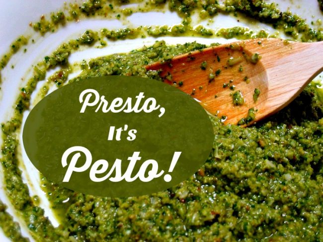 Presto, It’s Pesto! Use Fresh Herbs to Make Savory Sauces | HS Blog