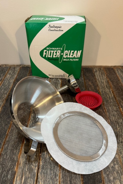 Stainless Steel Milk Filter and Funnel Kit : Homesteader's Supply ...